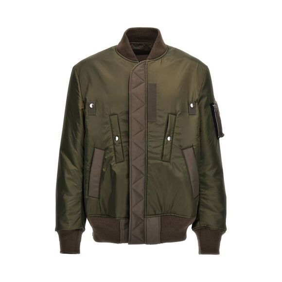 Sacai | Jackets & Coats | Sacai Nylon Reversible Bomber Jacket | Poshmark